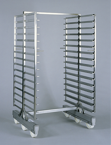 Smoking trolleys are designed for processing of meat products in ...